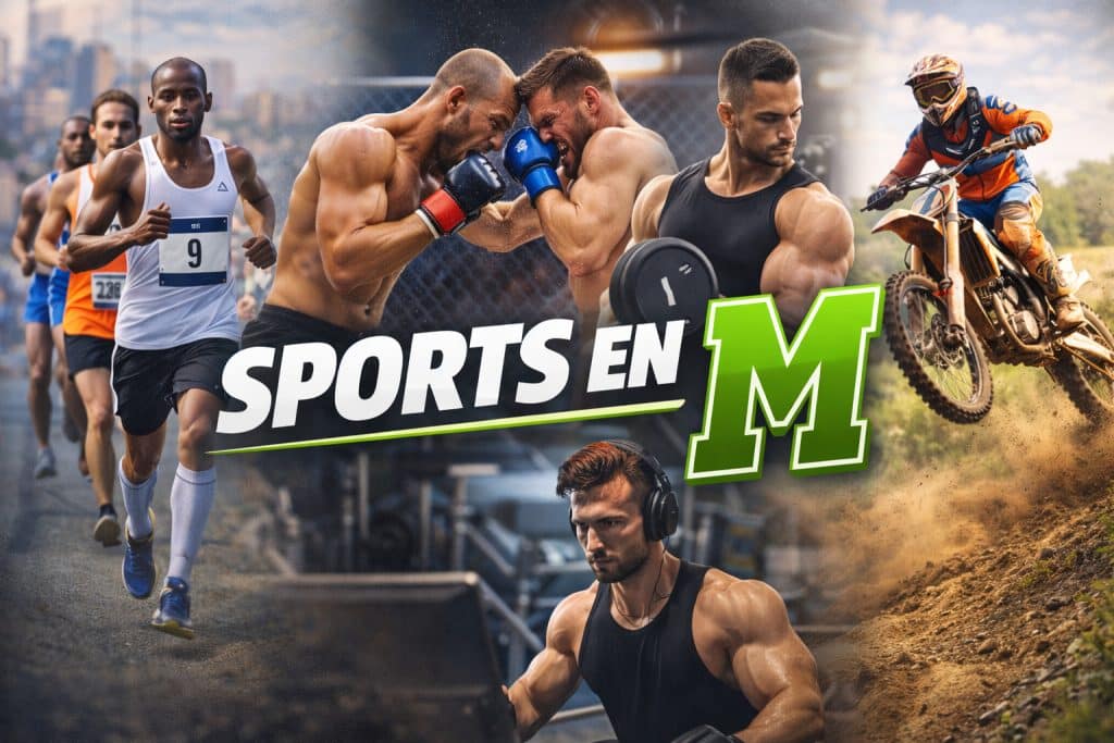 Sports en M : liste complète des disciplines commençant par la lettre M
